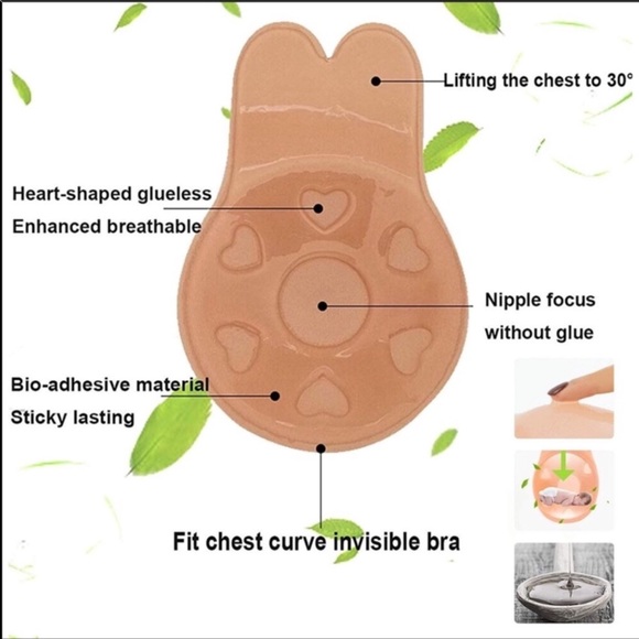 Cup up to DD | Intimates & Sleepwear | New Bra Self Adhesive Reusable ...